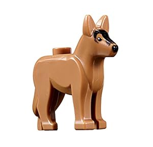 Amazon.com: Lego German Shepherd Dog Animal Minifigure: Toys & Games