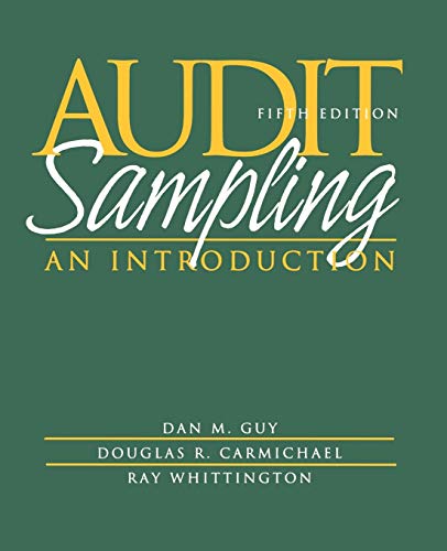 Audit Sampling An Introduction To Statistical Sampling In Auditing 