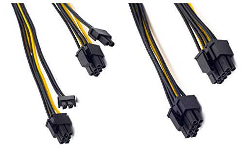 Buy 8-pin PCI Express to Dual PCIE 8 (6 + 2)-pin Power Cable ...