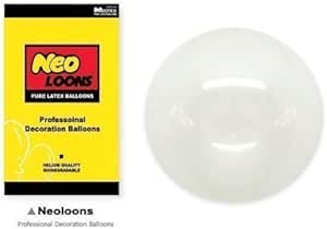 Amazon.com: Neo LOONS 5" Pastel Clear Premium Latex Balloons -- Great ...
