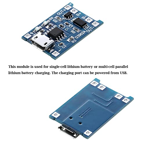 20 Pieces Charging Module Battery Charging Board with Battery ...