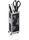 TROIKA Stifteköcher MINI TROLLEY - PHO07/BK - Stifteköcher, Trolley ...