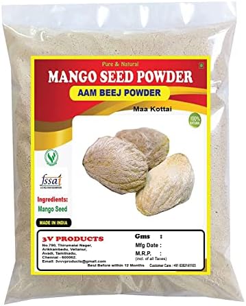 Verem Mango Seed Powder - Pack of 2x50g - Aam Beej | Maa Kottai | Aam ...