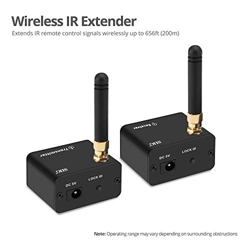 SIIG Pro Wireless IR Remote Control Extender Kit, Infrared Repeater ...
