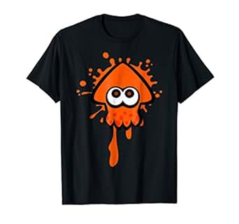 Amazon.com: Nintendo Splatoon Orange Inkling Squid Splat Graphic T ...