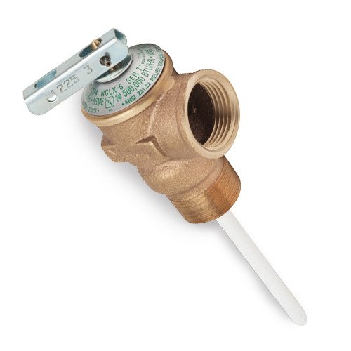 Bradford White T & P Valve / 4 stem / 3/4 male / 105k btus/h / 150 psi ...