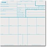 Fingerprint Cards, Applicant FD-258, 5 cards by FBI: Amazon.co.uk ...