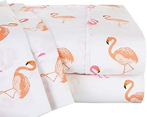 Amazon.com: Caribbean Joe Ultra-Soft Double Brushed 4-Piece Microfiber ...