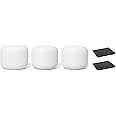 Amazon.com: Google Nest WiFi Mesh Router (AC2200) with 2 Points, Google Assistant Built-in, 3 ...