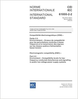 Amazon.com: IEC 61000-2-2 Ed. 2.0 b:2002, Electromagnetic compatibility (EMC) - Part 2-2 ...