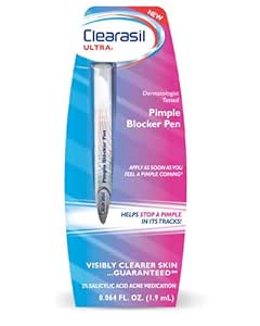 Amazon.com: Clearasil Ultra Pimple Blocker Pen, 0.064 Ounce Pen: Beauty