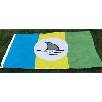 Amazon.com : Jimmy Buffett Margaritaville 'Fins Up' Flag : Outdoor ...