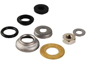 8 Piece Avalon Chicago Faucet Stem Washer Repair Kit with Stainless ...
