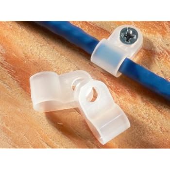 Amazon.com: Cable Clamp - 100 pack (1/4 inch, Natural): Home Audio ...
