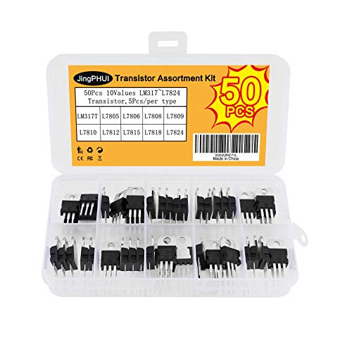 Eiechip 50Pcs 10Values High-Current Positive Voltage Regulator Ic Chips ...