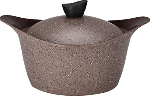 Lahoya 24Cm Cooking Pot/Stockpot/Casserole Chocolate Marble Nonstick ...