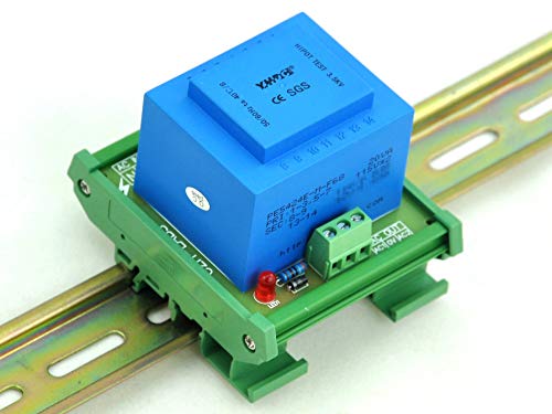 DIN Rail Mount Power Transformer Module VA in: 115VAC, Out: 24VAC ...