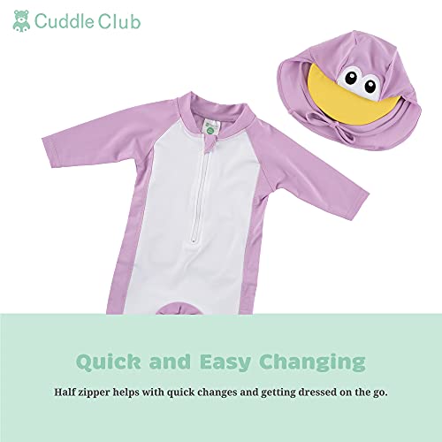 Baby Swimsuit Upf 50 Cuddle Club UPF 50 Long-Sleeve Baby Swimsuit, Sun ...