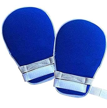 1 Pair Hand Finger Control Mitts Protection Gloves Loop Closure Prevent ...