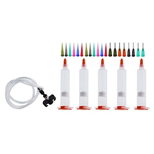 Fhis Dispensing 30cc Aluminum Adapter Liquid Dispenser Solder Paste ...