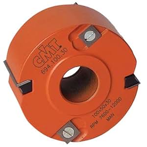CMT 694.100.30 4-by-1-3/16-Inch Rabbeting Shaper Cutter Head - Edge ...
