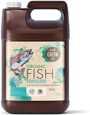 Organic Fish Fertilizer (1 Gallon) - Liquid Fish Emulsion Food for ...