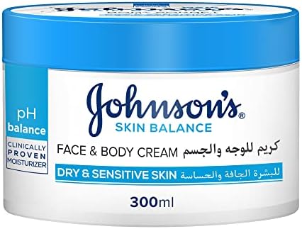 Johnson's Skin Balance Face and Body Cream, clinically proven formula ...