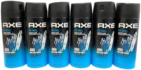 AXE 6 x 150 ml Ice Chill Deodorant Spray Deodorant Body Spray Men's ...