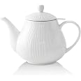 Amazon.com | KOOV Ceramic Teapot with Infuser, 40 ounce Tea Pot with ...