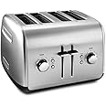 Amazon.com: KitchenAid KMT4115SX Stainless Steel Toaster, Brushed ...
