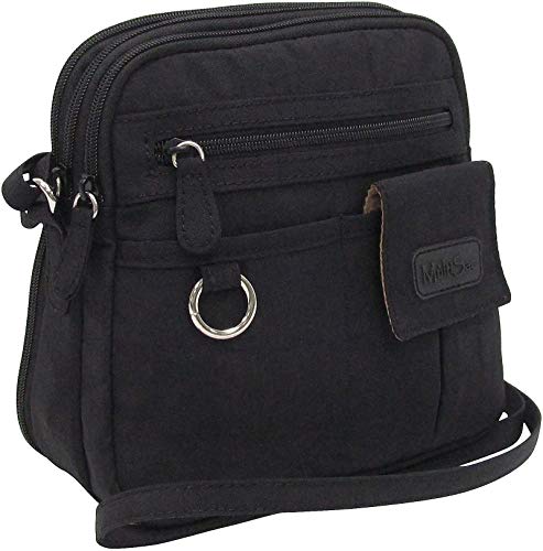 MultiSac North South Mini Zip Around Crossbody Bag, black - Want It All