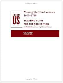 Amazon.com: A History of US: Book 2: Making Thirteen Colonies 1600-1740 ...