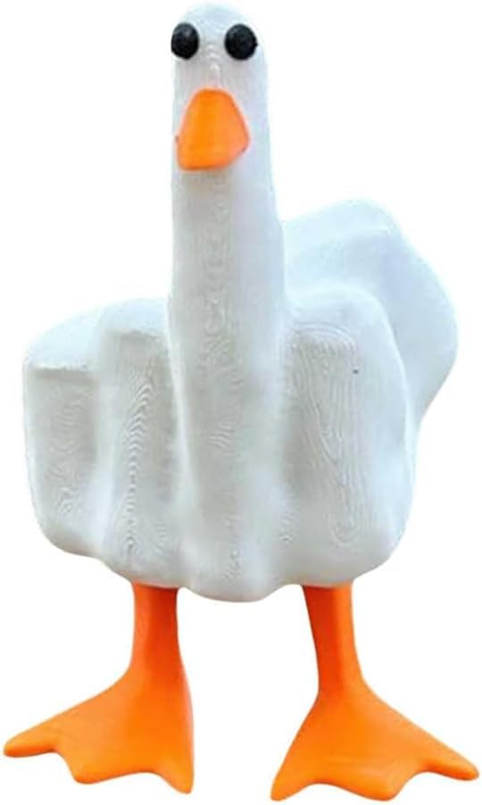 Gladyell Funny Middle Finger Resin Garden Statue, Home Decoration ...