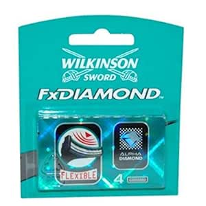 Amazon.com: Wilkinson Sword Fx Diamond By Blades X 4 : Beauty ...