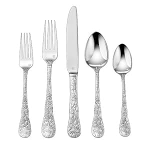 Amazon.com | Cuisinart 20-Piece Flatware Set, Floria: Cuisinart ...