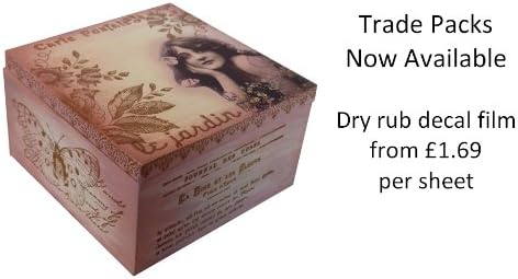 Dry Rub Off Decal Paper Supplier Trade Pack - 20 A4: Amazon.co.uk ...