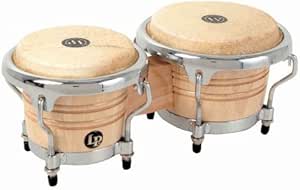 Amazon.com: LPM199-AW LPMC Mini Tunable Natural Wood Bongos : Musical ...