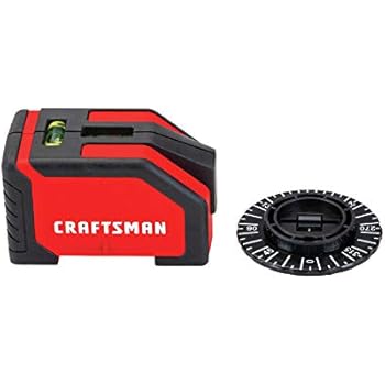 CRAFTSMAN Laser Level and Stud Sensor, 20-Foot Visbility Range ...