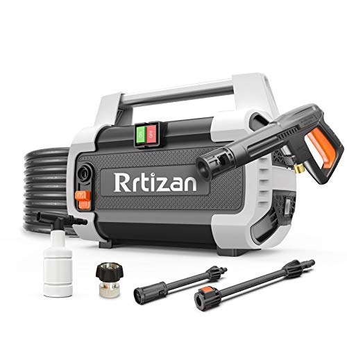 Rrtizan Electric Pressure Washer, 1800W Portable Pressure Washer with ...