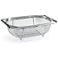SAMMART 1 Piece Over The Sink Rectangular Colander (Grey): Amazon.co.uk ...