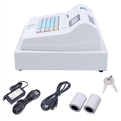 SHIOUCY Cash Register - Electronic POS System with 4 Bill 5 Coin ...