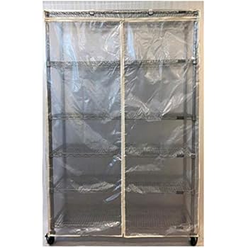 Amazon.com: Storage Shelf Enclosure, Durable Wire Shelving Cover, Best ...