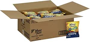 Amazon.com: Wheat Thins Veggie Toasted Chip - 1.75 oz. bag, 60 per case