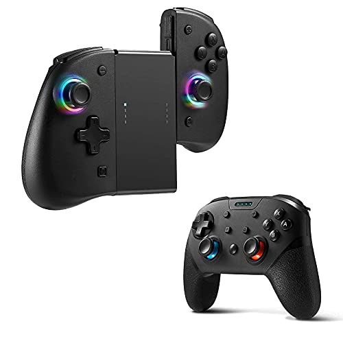 BINBOK Switch Pro Controller and Wireless JoyCon, Remote Pro Controller for Switch, Wireless Joy ...