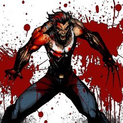 imagenation Wolverine Bloody Claws - X-Men Cartoon Artwork - Framed ...
