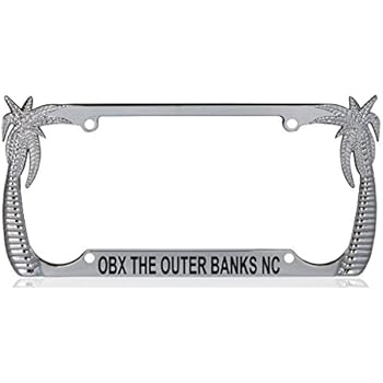 Amazon.com: Custom Brother - OBX THE OUTER BANKS NC Palm Tree Design ...