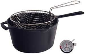 Amazon.com: Lodge Pre-Seasoned Deep Fry Kit : Sports & Outdoors
