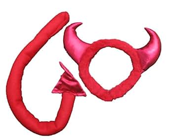 Amazon.com: Devil Kit Plush Headband/Ears Tail: Clothing