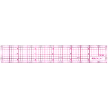 Amazon.com : Westcott Clear Plastic Grid Rulers 12 inch. 30 cm ...