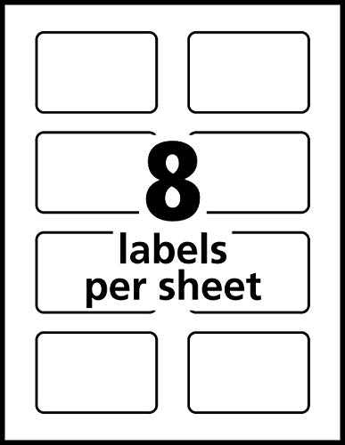 Avery Easy Peel Print To The Edge Rectangle Labels 2 X 3 Inches 
